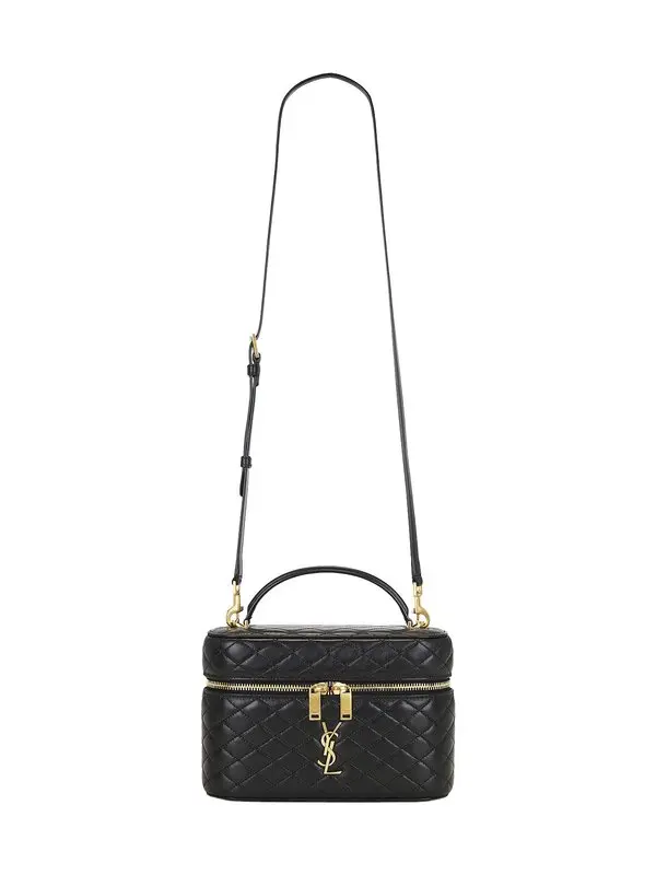 Saint Laurent Large Gaby Vanity Bag - Nero