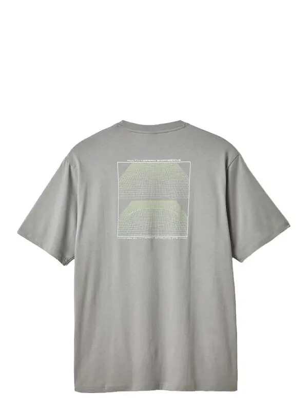 Oakley Liquid Grid Graphic Tee - Grey