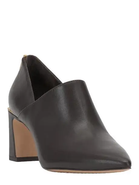 Vince Camuto Haiden Block Heel Bootie - Brownie Leather