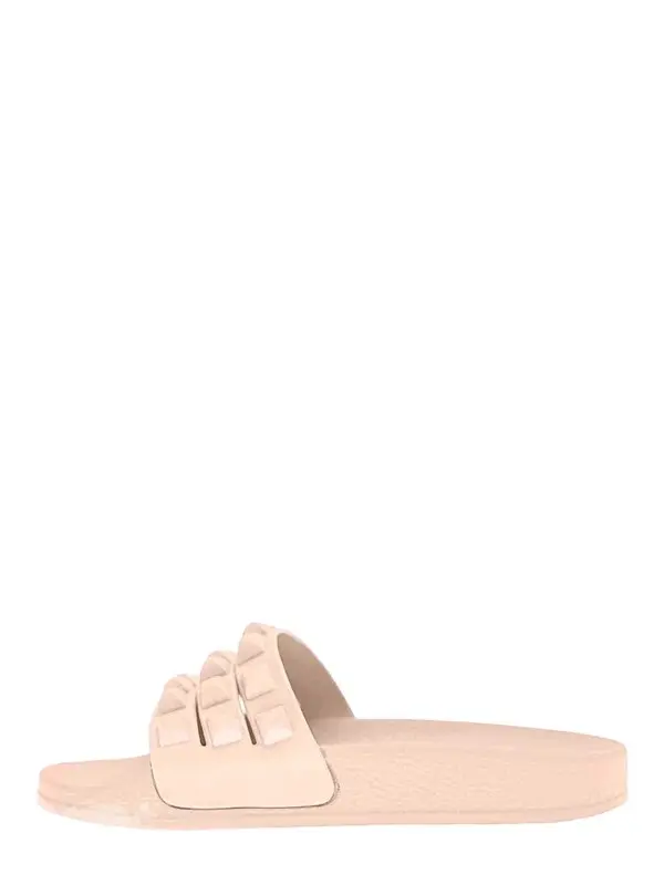 Carmen Sol Carmensita Studded Slide-on Sandals - Blush