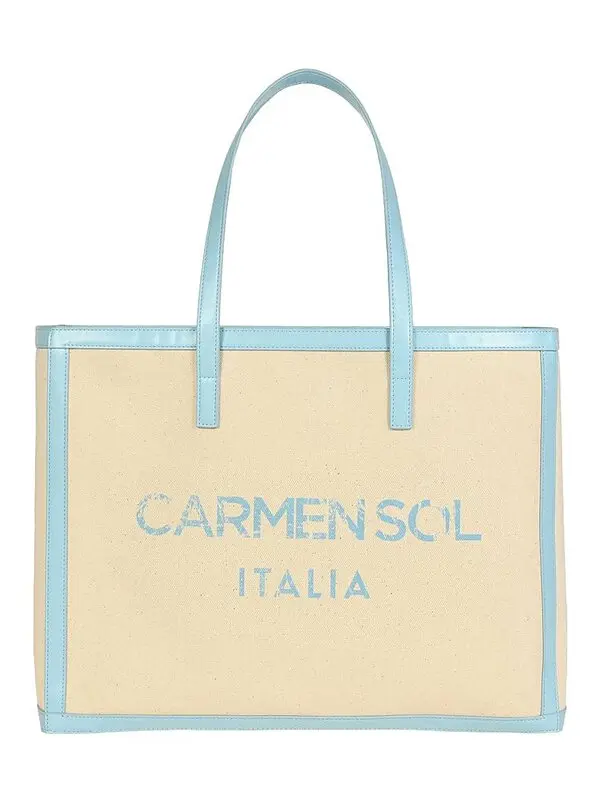 Carmen Sol Roma Tote Bag - Baby Blue