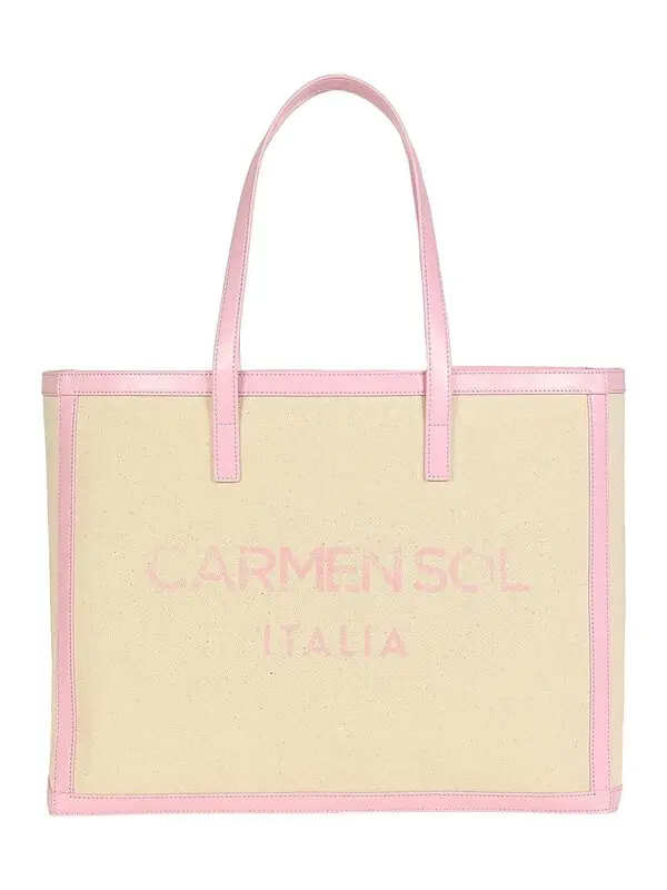 Carmen Sol Roma Tote Bag - Baby Pink