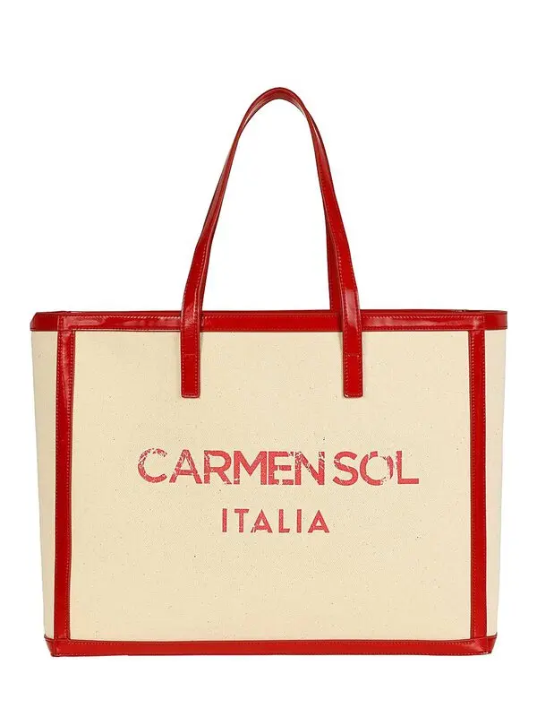 Carmen Sol Roma Tote Bag - Red