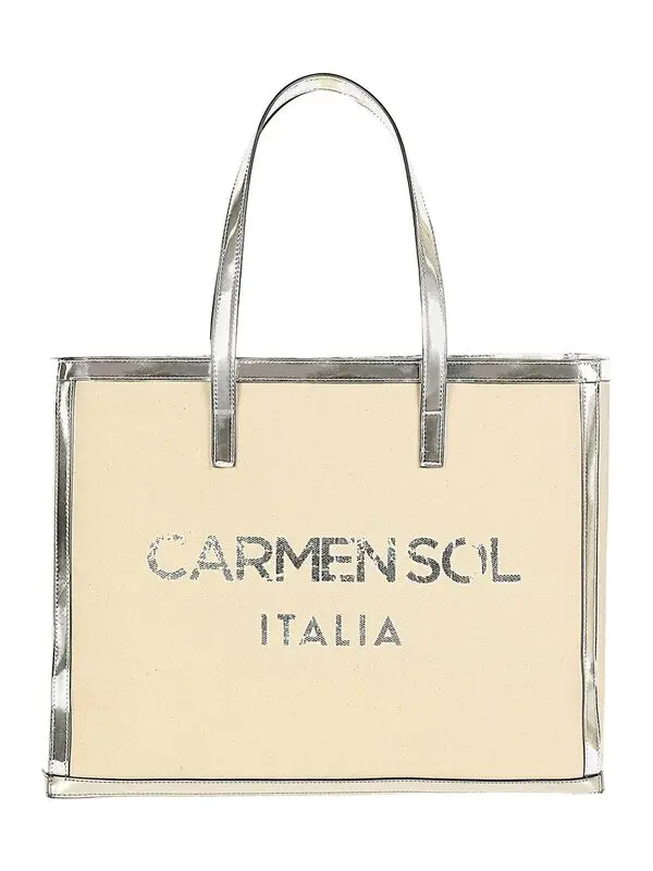 Carmen Sol Roma Tote Bag - Silver