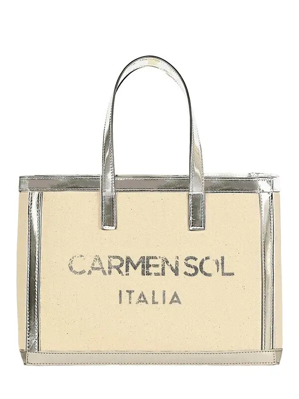 Carmen Sol Venezia Mini Tote Bag - Silver