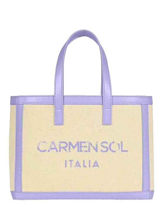 Carmen Sol Venezia Mini Tote Bag - Violet
