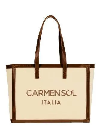 Carmen Sol Capri Tote Bag - Brown
