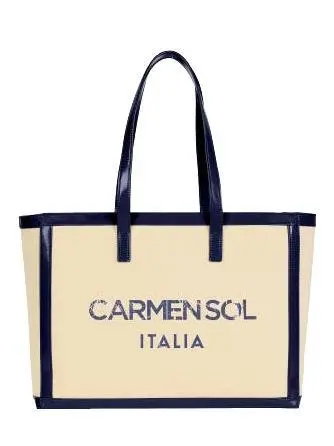 Carmen Sol Capri Tote Bag - Navy Blue