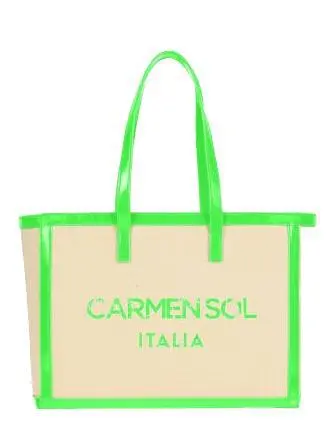 Carmen Sol Capri Tote Bag - Neon Green