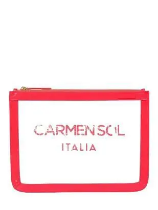 Carmen Sol Firenze Clear Pochette - Neon Pink