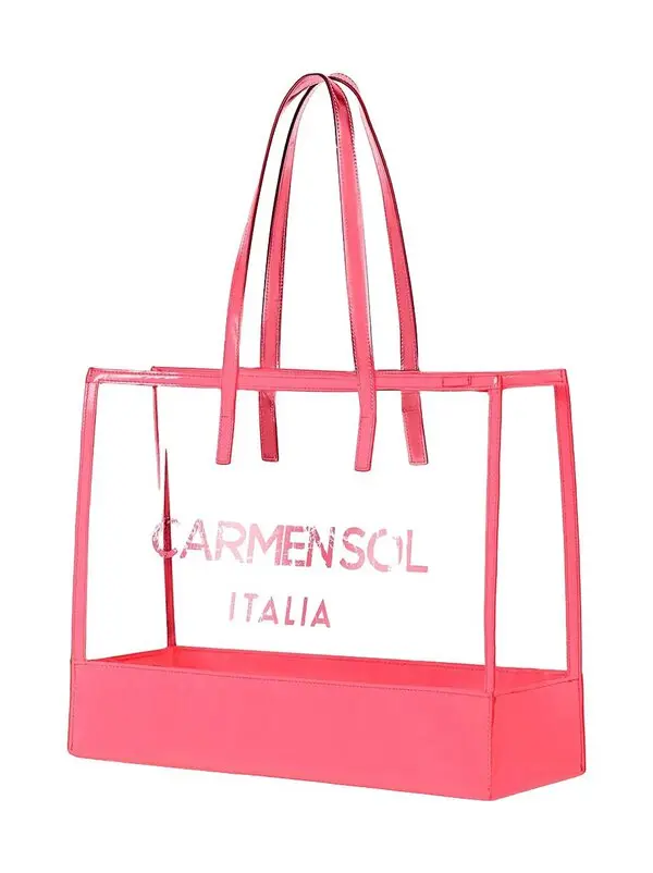 Carmen Sol Taormina Tote Bag - Neon Pink