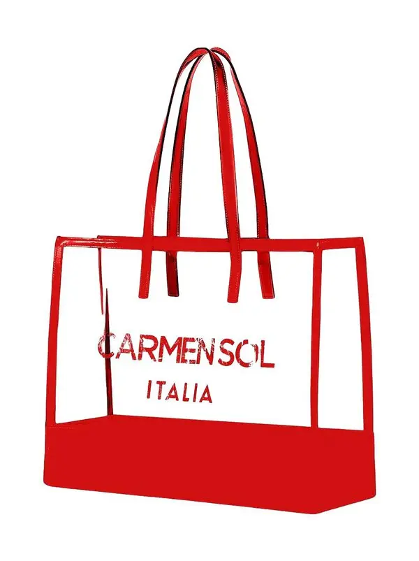 Carmen Sol Taormina Tote Bag - Red