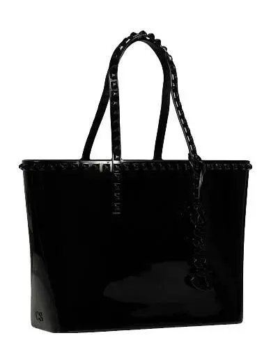 Carmen Sol Seba Studded Jelly Tote Bag - Black