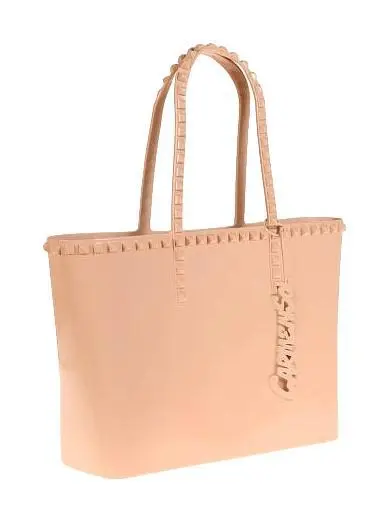 Carmen Sol Seba Studded Jelly Tote Bag - Blush