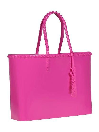 Carmen Sol Angelica Studded Tote Bag - Fuchsia