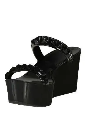 Carmen Sol Tonino Mid Wedge Pump - Black