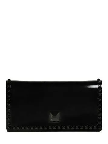 Carmen Sol Nora Flap Pochette - Black