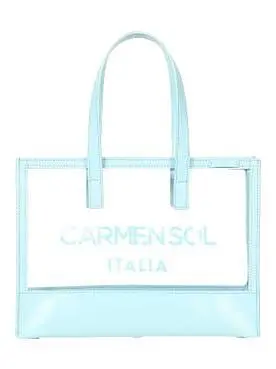Carmen Sol Venezia Clear Tote Bag - Baby Blue