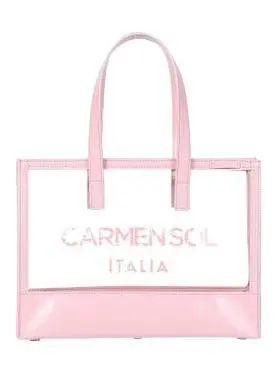Carmen Sol Venezia Clear Tote Bag - Baby Pink