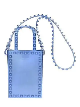 Carmen Sol Alice 2 Tote Bag - Baby Blue Metallic