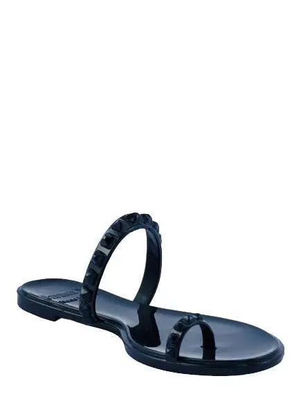 Carmen Sol Maria Jelly Sandal - Navy Blue