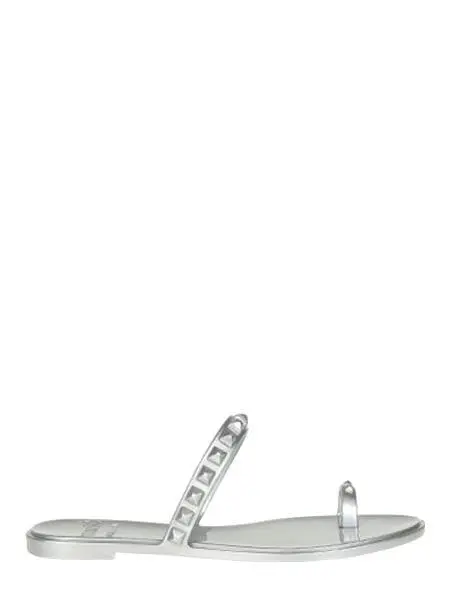 Carmen Sol Maria Jelly Sandal - Silver