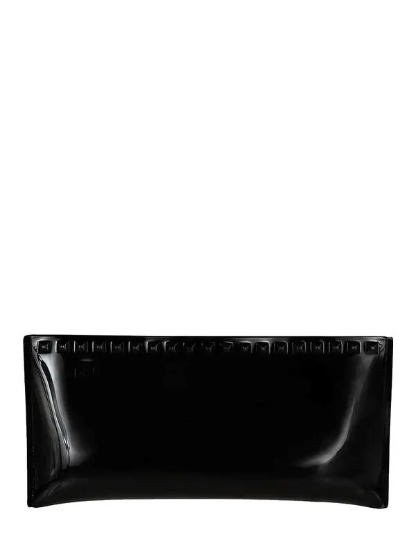 Carmen Sol Julian Studded Jelly Clutch - Black
