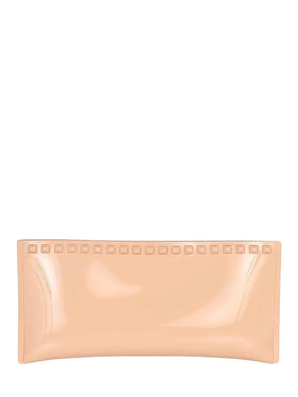 Carmen Sol Julian Studded Jelly Clutch - Blush