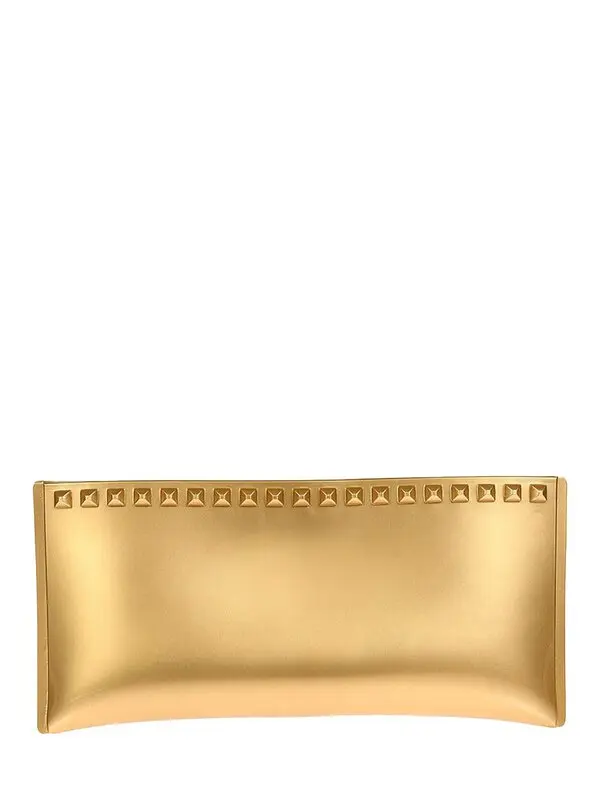 Carmen Sol Julian Studded Jelly Clutch - Gold