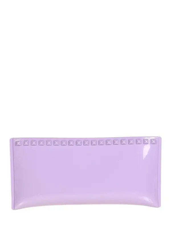 Carmen Sol Julian Studded Jelly Clutch - Violet