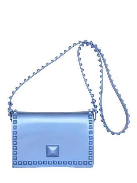 Carmen Sol Graziella Tote Bag - Baby Blue Metallic