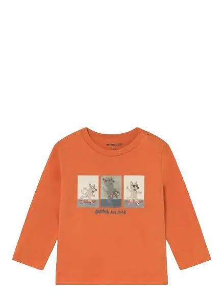 MAYORAL Interactive Lenticular T-shirt - Orange
