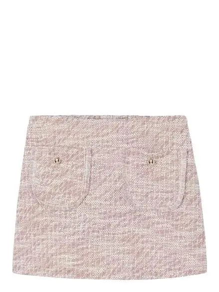 MAYORAL Tweed Skort - Pink