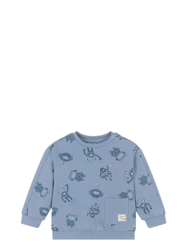 MAYORAL Robot Print Sweatshirt - Blue