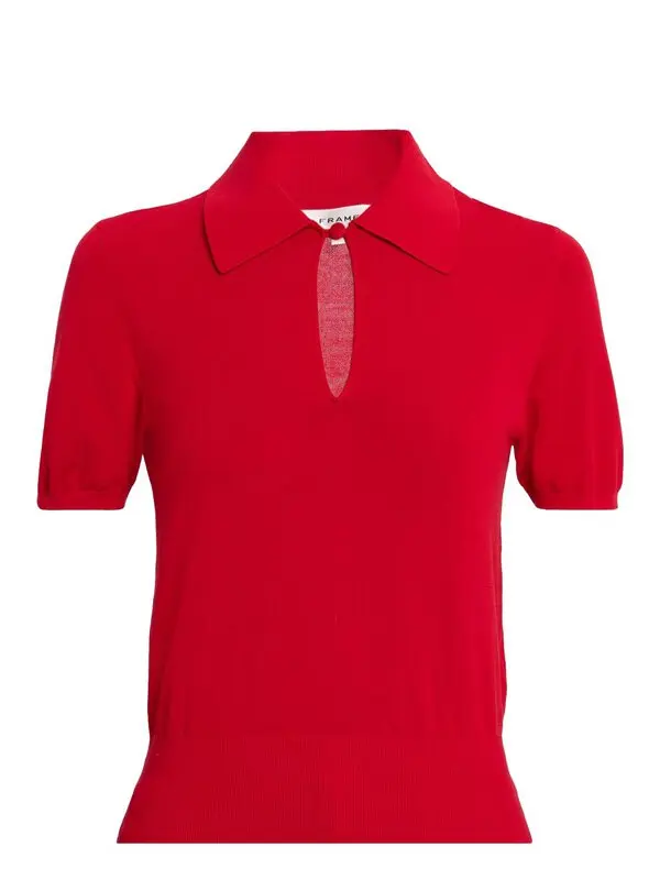FRAME The Keyhole Polo - Bright Ras