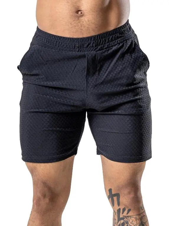 MACEOO Soot Stretch Cotton Shorts - Black