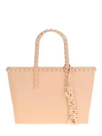 Carmen Sol Grazia Studded Tote Bag - Blush