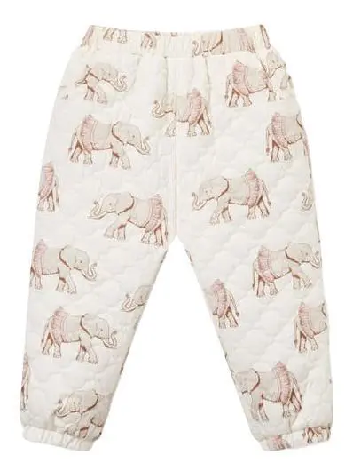 MILKBARN Quilted Padded Pants - Tutu Elephant