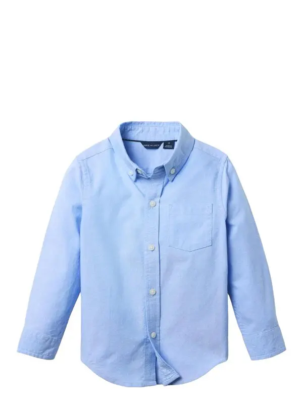 Janie And Jack The Oxford Shirt - Blue