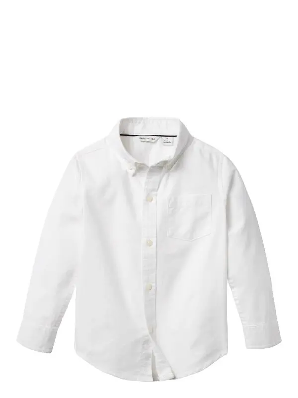 Janie And Jack The Oxford Shirt - White