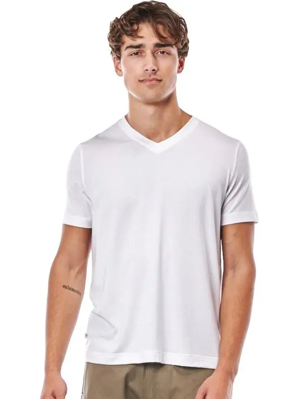 LEISURE LAB Everyday V-neck - White
