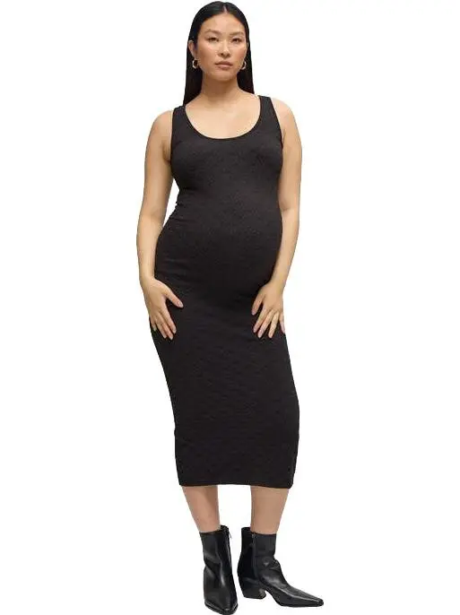 Ingrid & Isabel® Maternity Sleeveless Midi Dress - Black