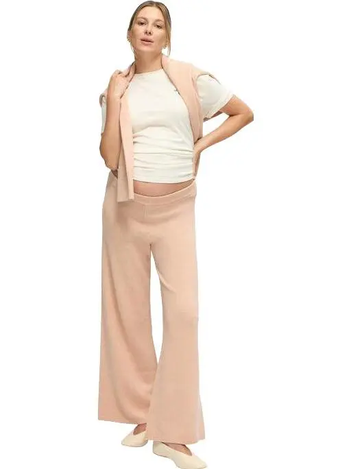 Ingrid & Isabel® Maternity Sweater Pant - Champagne