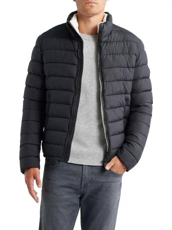 SAVE THE DUCK Quilted Water Resistant Jacket - Black