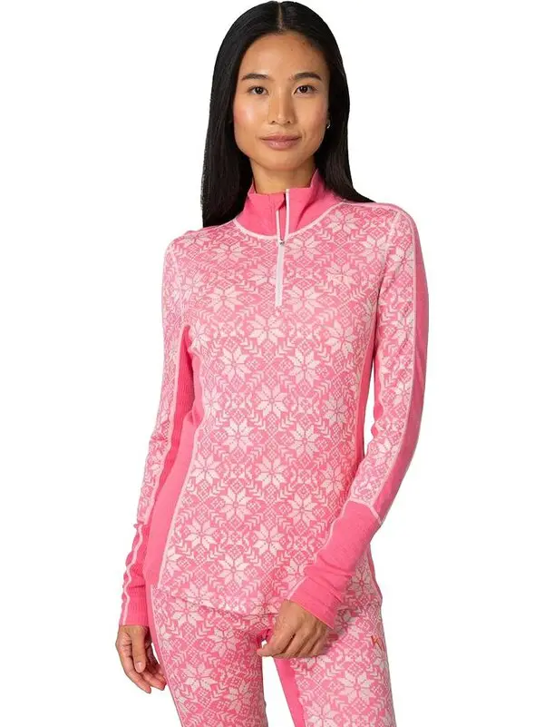 Kari Traa Anna 1/2-zip Top - Bubblegum
