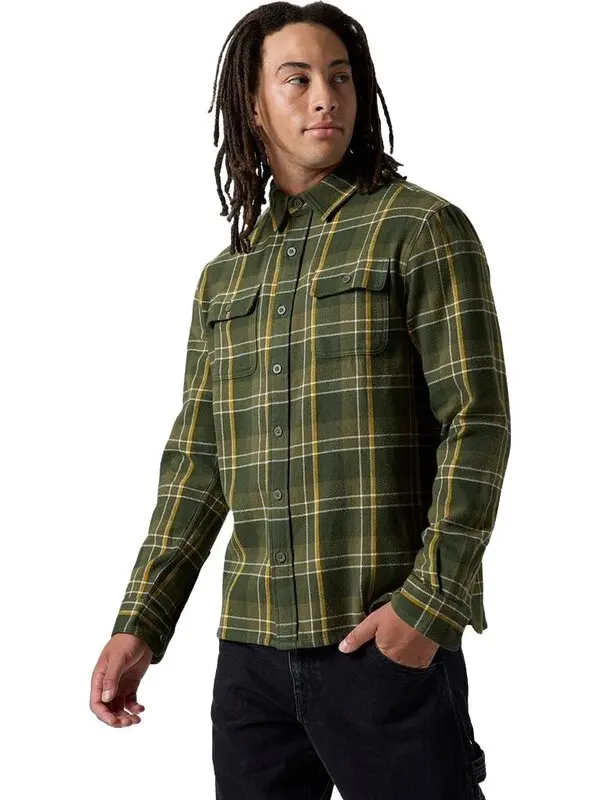 BACKCOUNTRY Venture Midweight Flannel Shirt - Climbing Ivy Drifter Plaid