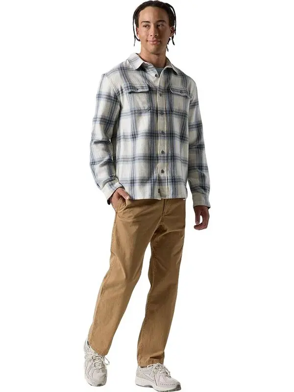 BACKCOUNTRY Venture Midweight Flannel Shirt - Turbulence Peeler Plaid
