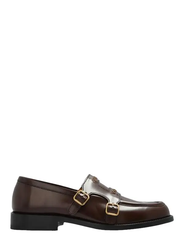 Marni Bambi 3.0 Double Buckle Loafer - Tan