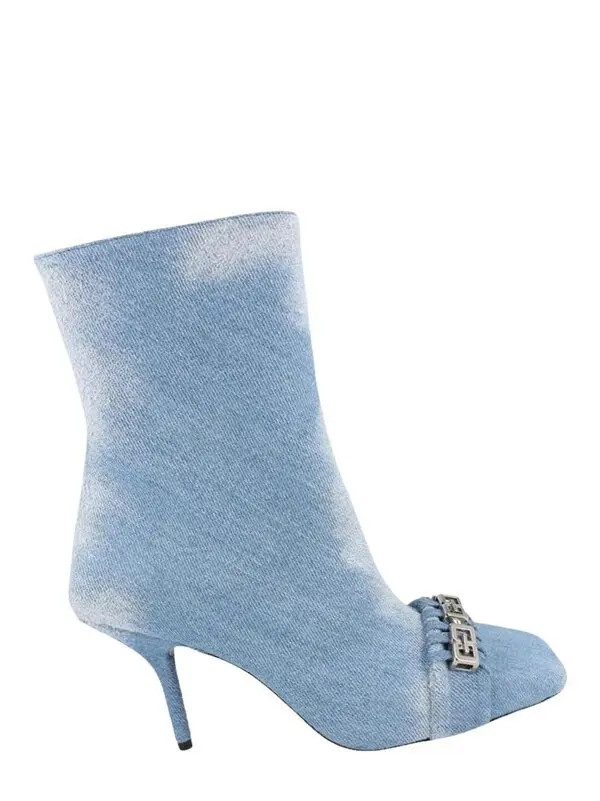 Givenchy G Denim Ankle Boots - Blue