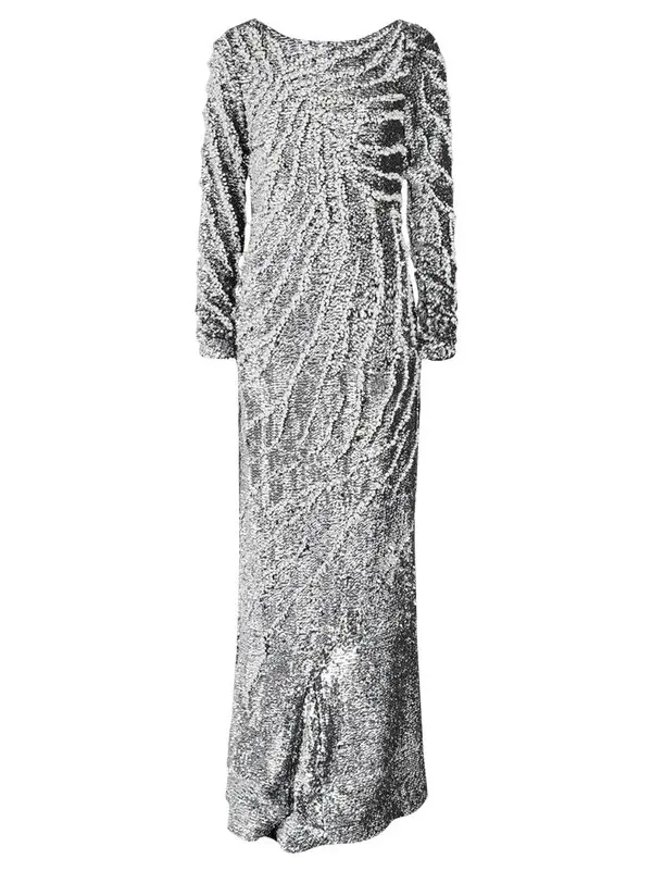 Givenchy Sequined Mermaid Gown - Silver